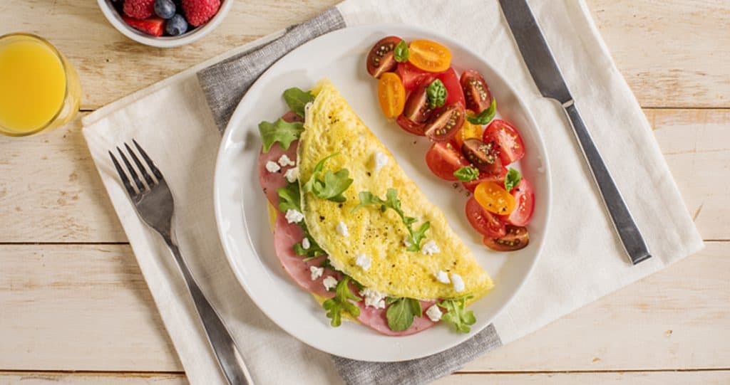 Goat Cheese, Capocollo and Arugula Omelette - Mastro® San Daniele ...